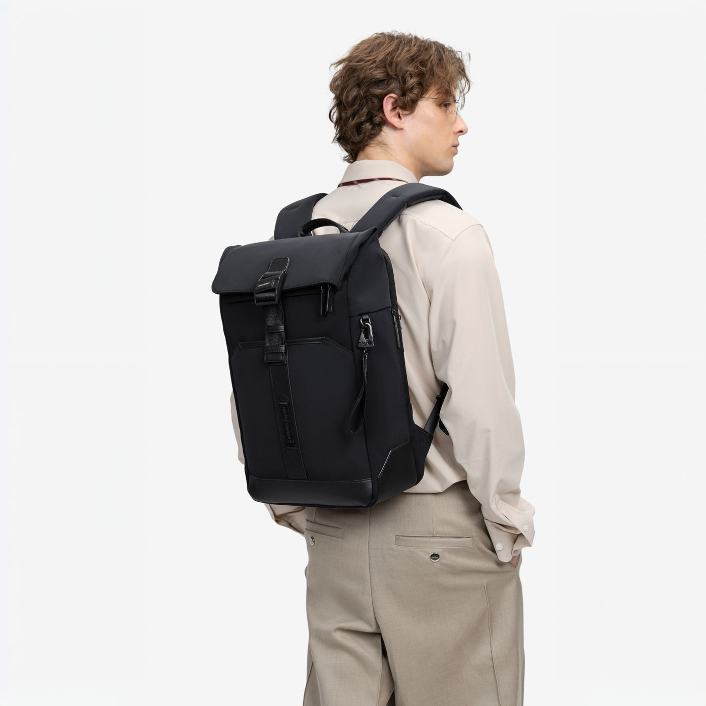 Nayo Smart® Herman Pro Half-Roll Top Travel Backpack